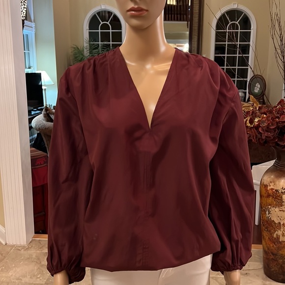COS | Tops | Nwt Cos Draped Sleeve Silk Blouse 2 | Poshmark